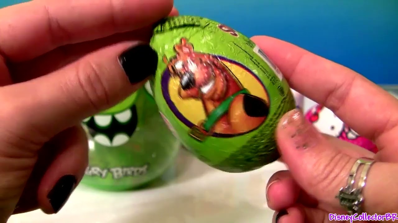 30 Surprise Easter Eggs Kinder Peppa HelloKitty Giant AngryBirds Starwars Disney Marvel Spiderman