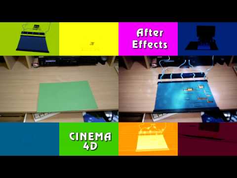 3D Camera Tracker in AE + Cinema 4D