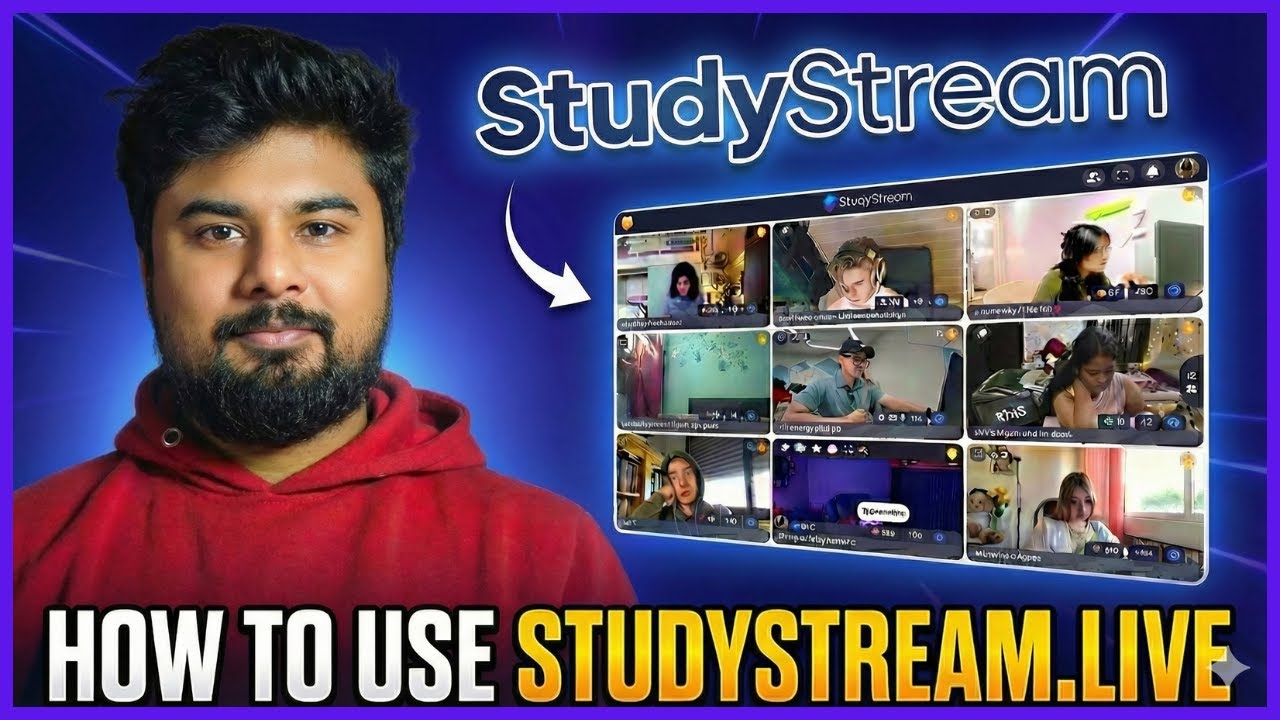 Study Stream Live 🔴 | How to Use Study Stream (Complete Tutorial for Students)