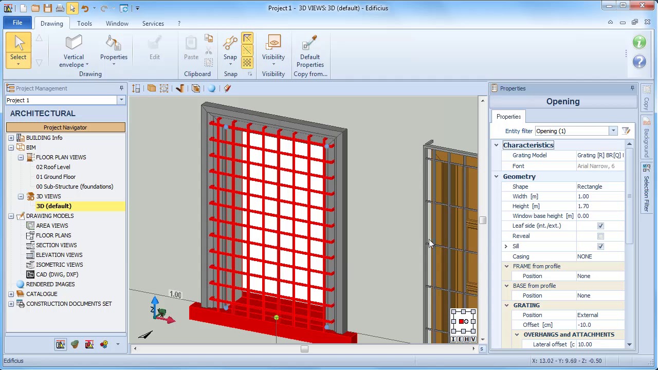 Edificius Tutorial - Opening Gratings - ACCA software