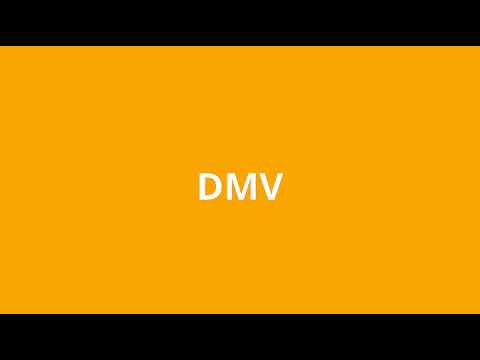 what is the meaning of DMV