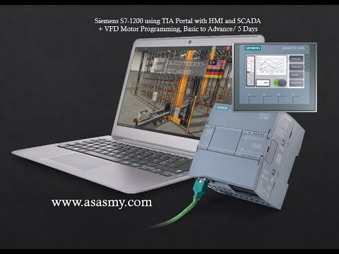 PLC & HMI Training for SIEMENS S7-1200 / S7-1500 & KTP400 , Day 1 of 3 (LIVE Demonstration)