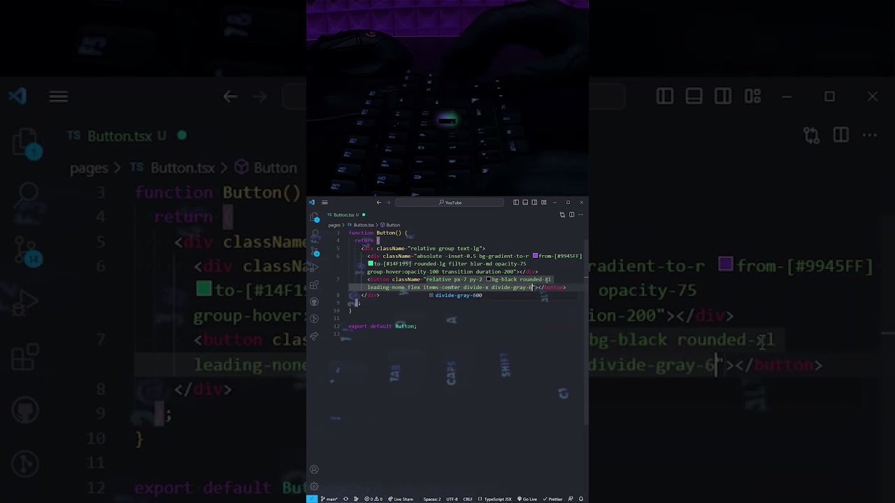 Create DOPE Button #tailwindcss #button #programming