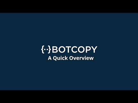 Botcopy Overview | Google Dialogflow CX (and ES) Chatbots For Websites!