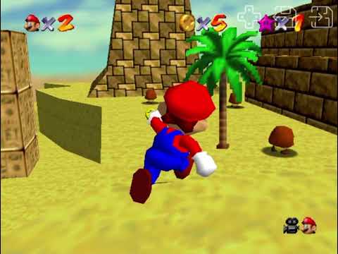 Playing random game in sm64