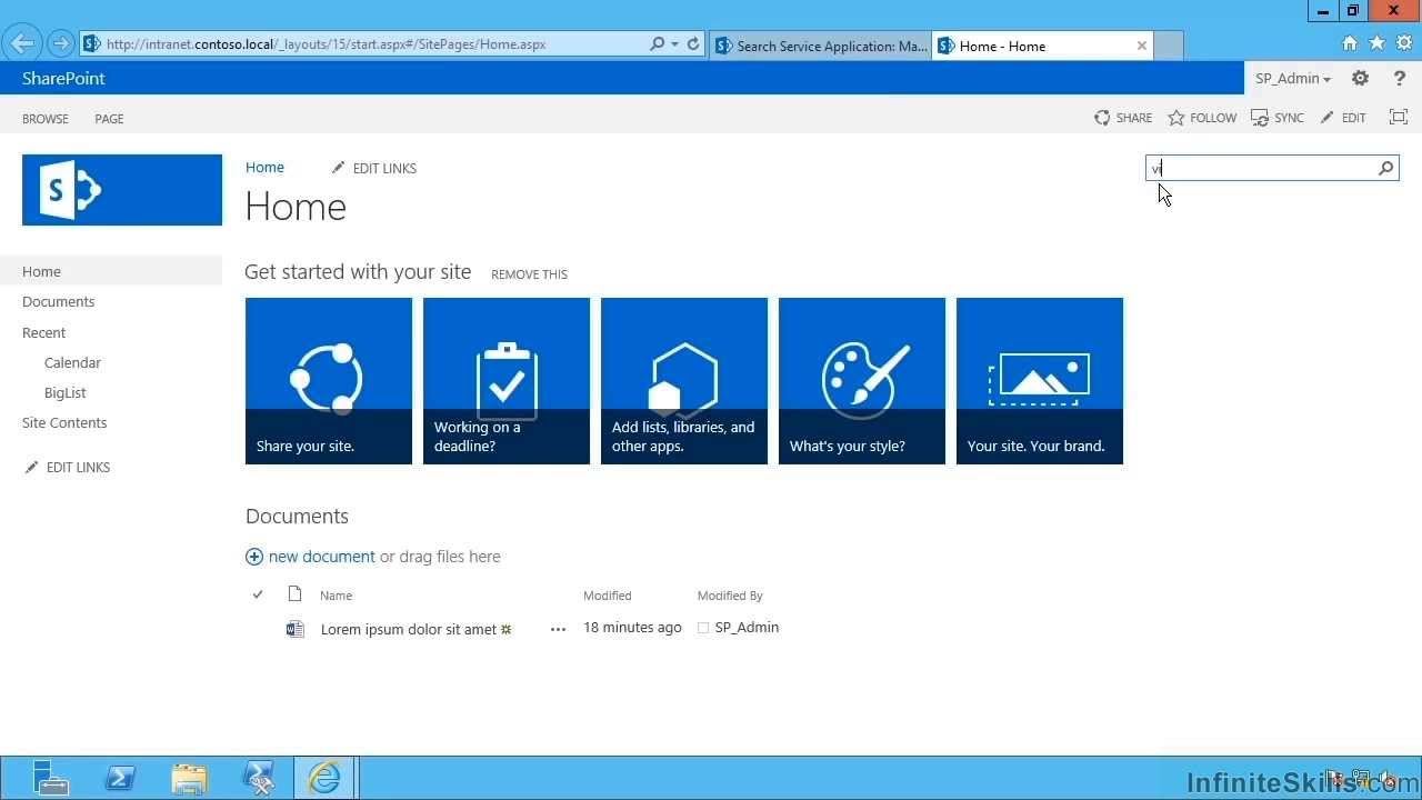 Administer SharePoint Server 2013 Tutorial | Configuring Content Sources