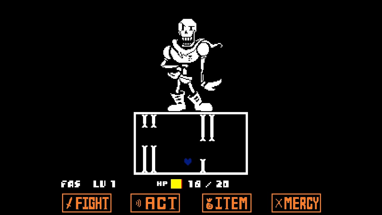 Undertale - Papyrus Boss Fight