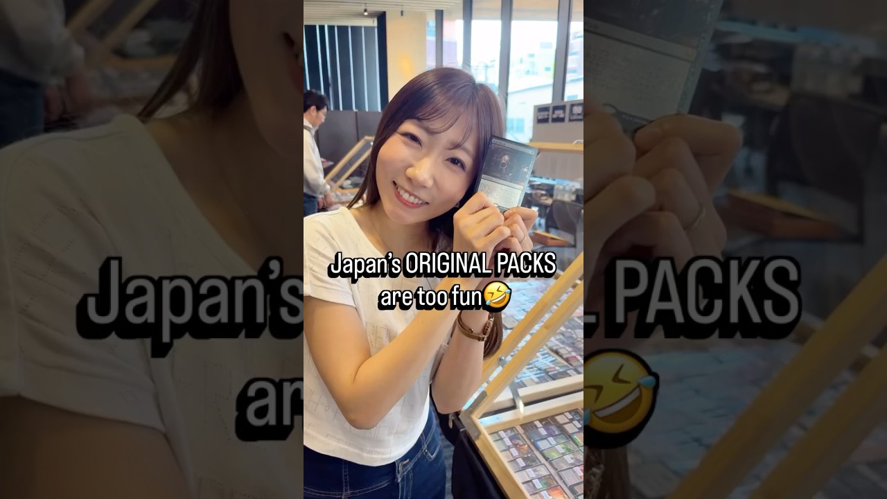 These Japanese ORIGINAL PACK PRIZES were INSANE☠️ #mtg #tcg