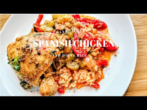 Spanish Chicken And Dirty Rice Recipe l Spanish Collaboration | #tapasdeliciosas