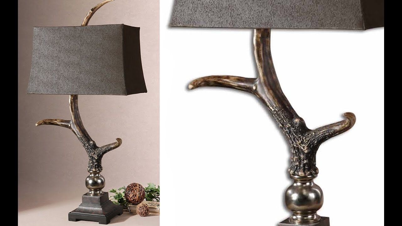 Uttermost Stag Horn Table Lamp