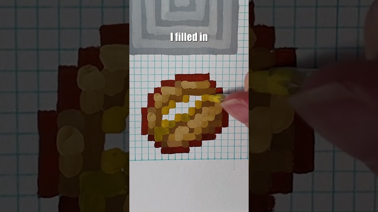 Painting the BAKED POTATO in Minecraft!  #minecraft #texturepack