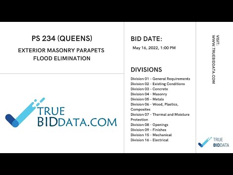 PS 234 (Queens) Exterior Masonry Parapets Flood Elimination