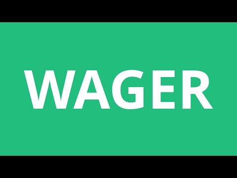 How To Pronounce Wager - Pronunciation Academy