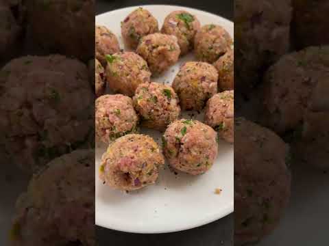 Greek Turkey Meatballs with Lemon Orzo & Creamy Feta Yogurt Sauce