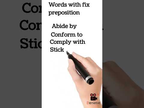 Fixed Prepositional Words 🔥 Synonyms#youtubeshorts#shorts#viral#english#englishvocabulary#synonyms