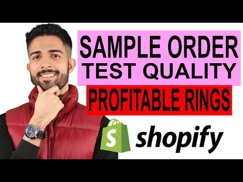 Testing (Sample order) Products Before Final Import / Making Website - Shopify Dropshipping