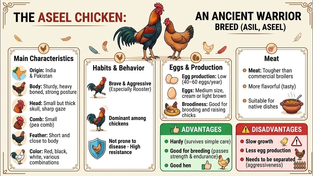 Aseel Chicken | An ancient warrior breed