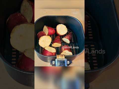 Sweet Potato in Air Fryer | Roasted Shakarkandi Recipe #airfryerrecipes #airfryer #shorts
