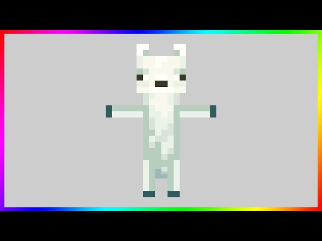 3D Arctic Fox Totem (All versions, Java and Bedrock) Minecraft Texture Pack