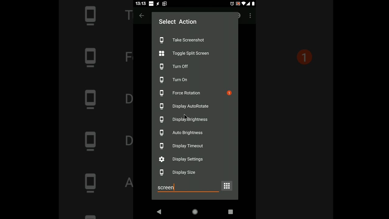Tasker - Easier Action Search