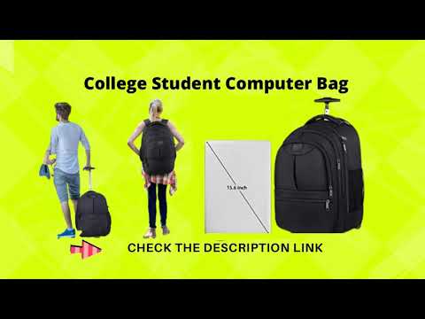 Best Rolling Backpack Waterproof Wheeled Travel Backpack review