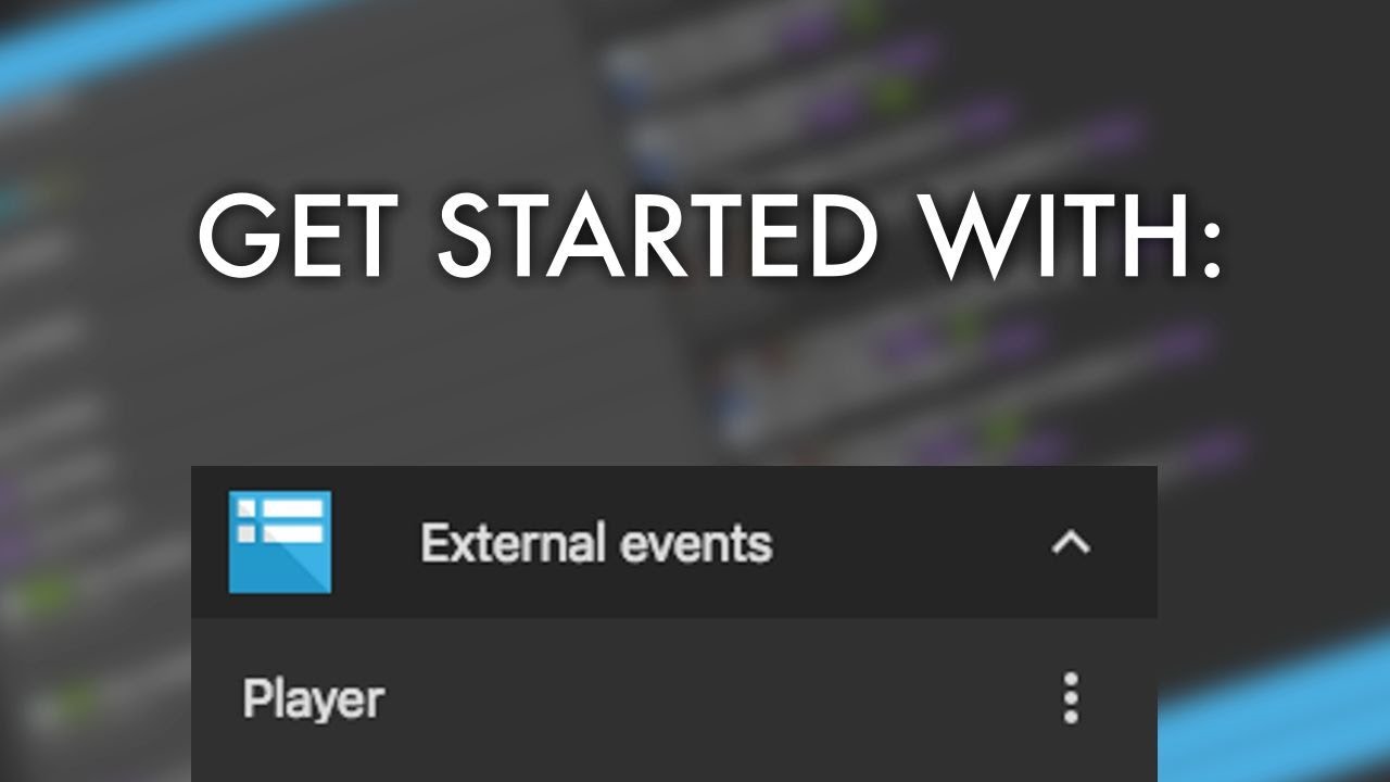 GDevelop 5 Intro to external events and global objects