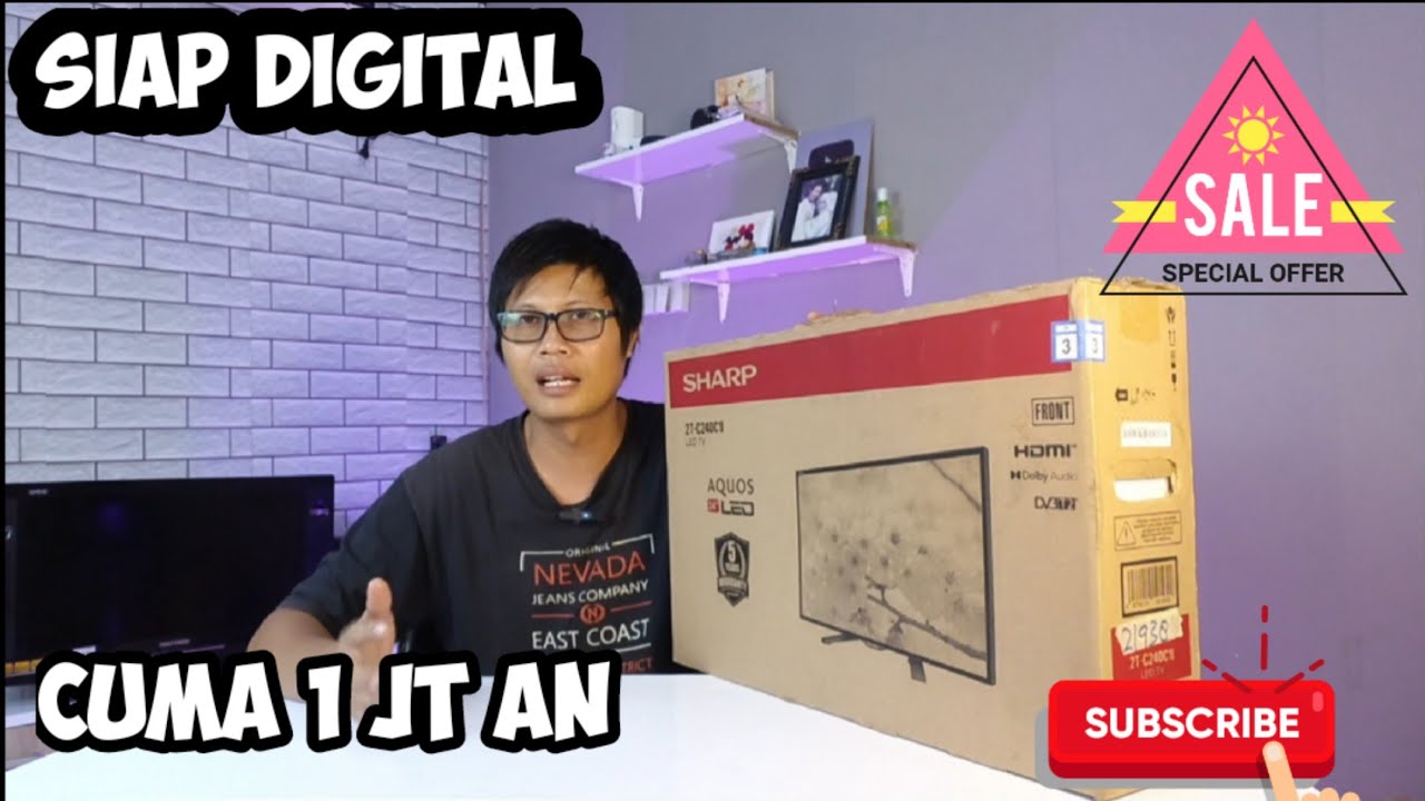 Review Tv Led Sharp 24 inch Type 2T-C24DC1i | Digital Tv Dari Sharp