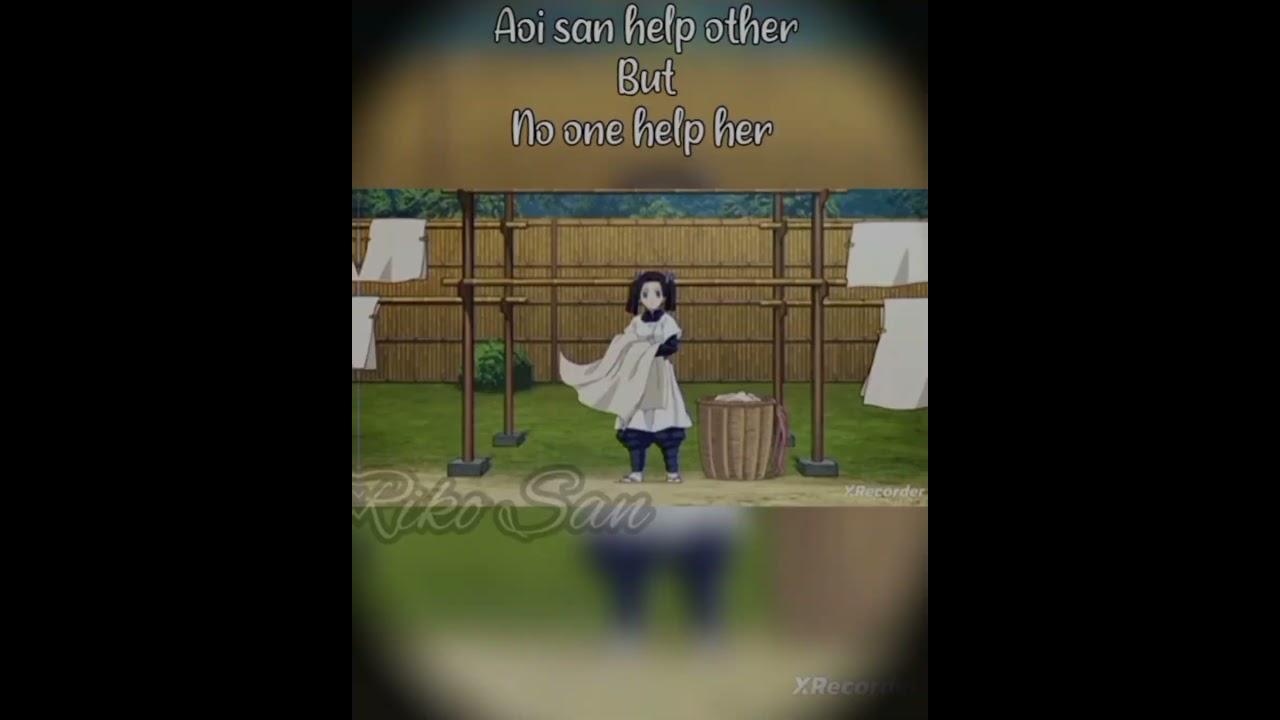 Aoi san is also forget character not for me she is fav