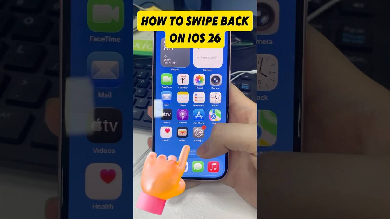 How to Swipe Back Easily in iOS 26 🙌 #tenorshare #ios26 #ios18