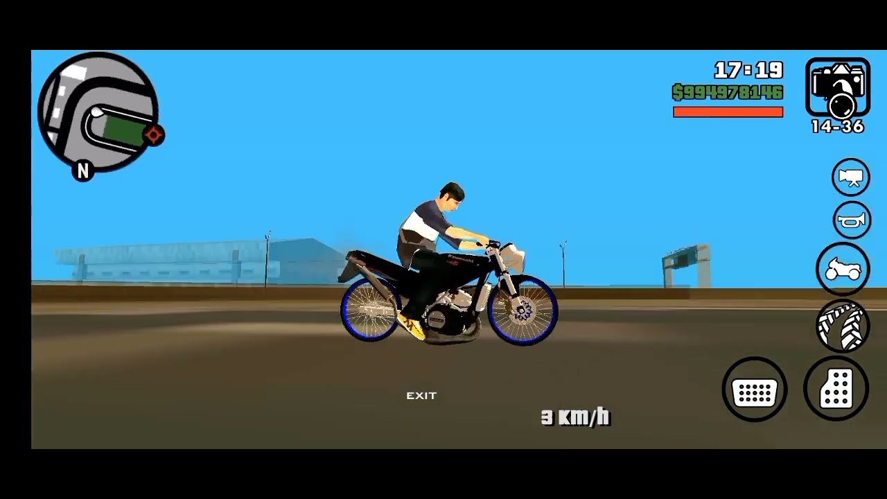 เเจกGTA SAN 300MBมีท่าขับ+เสียงท่อ สกิน |GTA SAN มือถือ