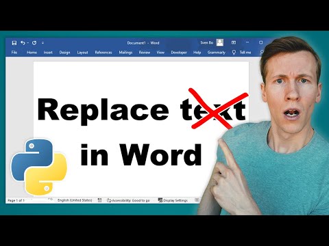 GitHub - Sven-Bo/replace-text-in-word-with-python: Replace Text in Multiple Word Documents with ...