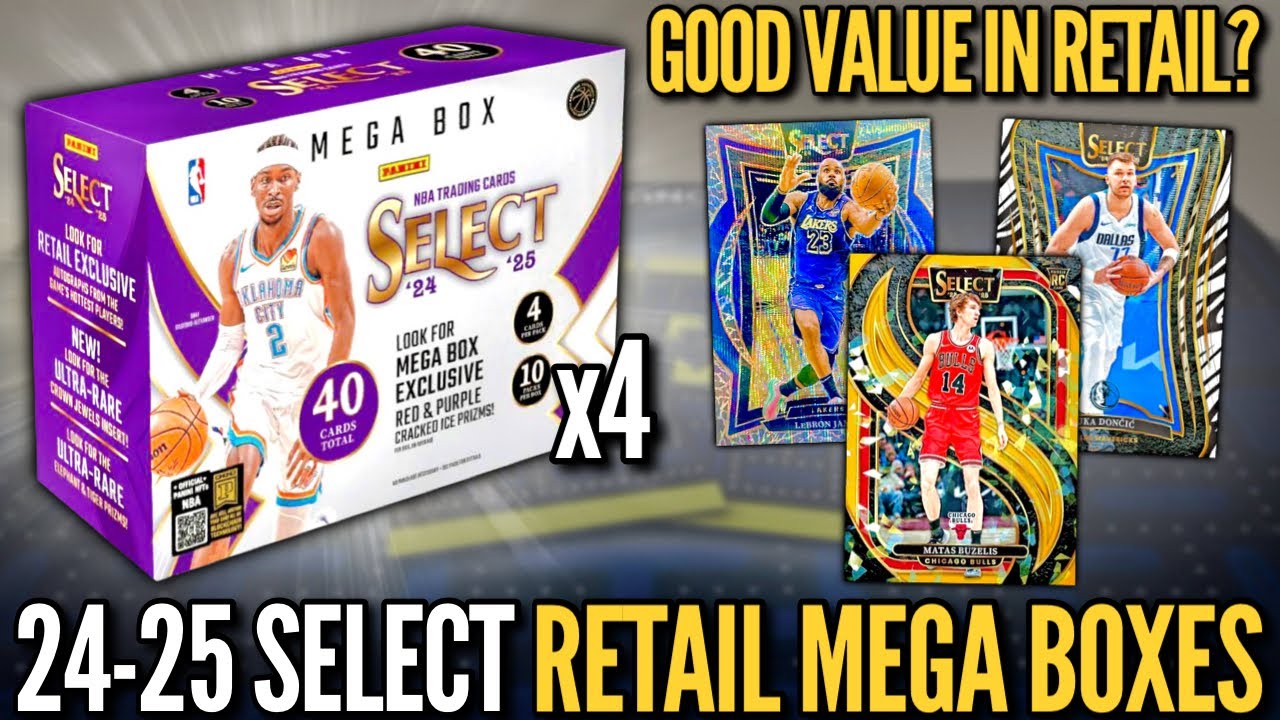 THE BEST SELECT RETAIL HAS TO OFFER! 😮🔥 2024-25 Panini Select NBA Basketball Retail Mega Box Review