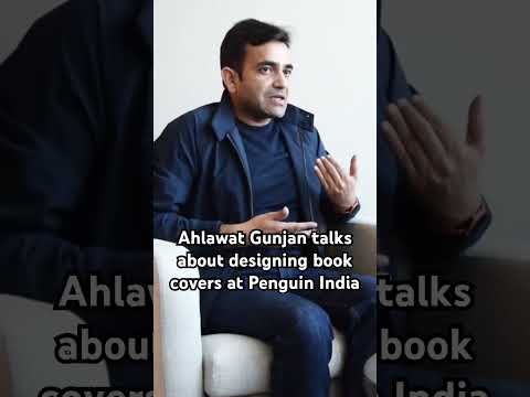 Discussing book cover designing with Ahlawat Gunjan, Design Head, Penguin Random House India.
