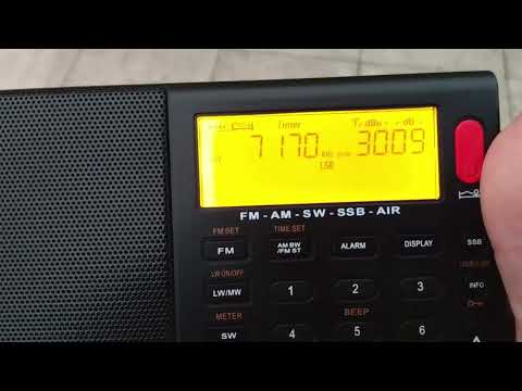 Sihuadon D-808 receiving USA HAMs on 40m band in UK - KC4Z