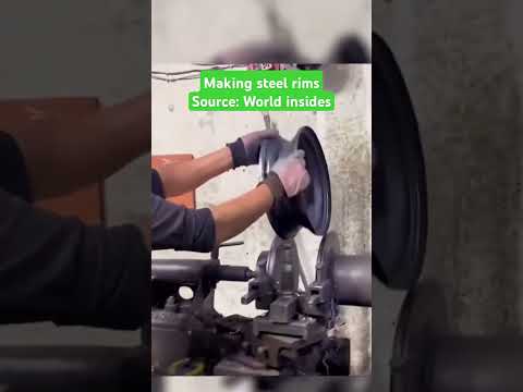 How steel rims are made. So amazing