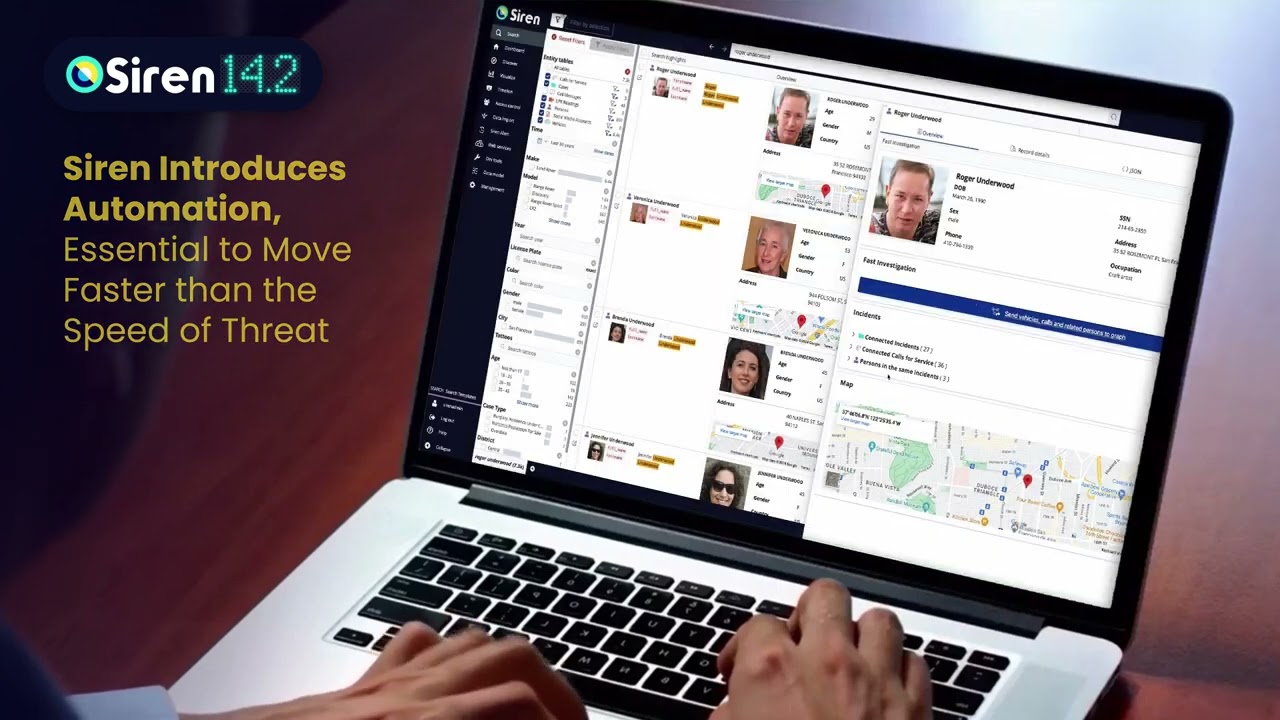 Pre-built Intelligence Graph Speeds up Investigation Process | Siren 14.2 | Powering Investigations