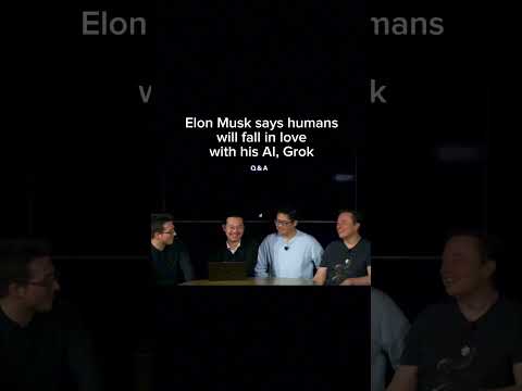 Elon Musk: Humans will fall in love with Grok AI #ai #artificialintelligence