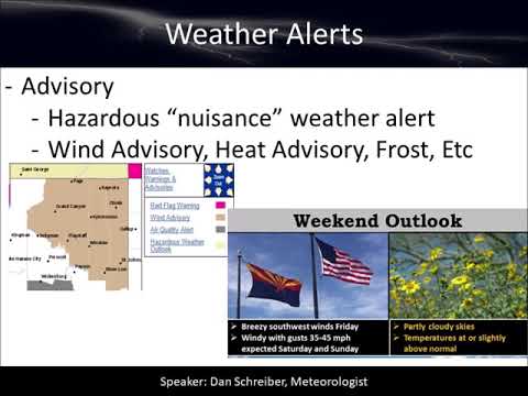 Basic Intro to Weather - Section 5: Weather Alerts