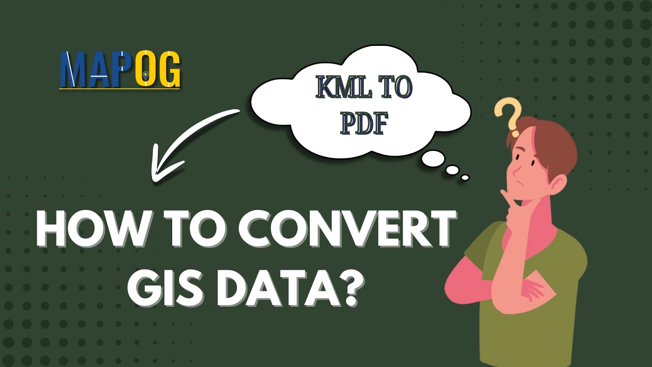 How to convert KML to PDF | GIS Data conversion | #gis #conversion #kml #PDF #shapefile
