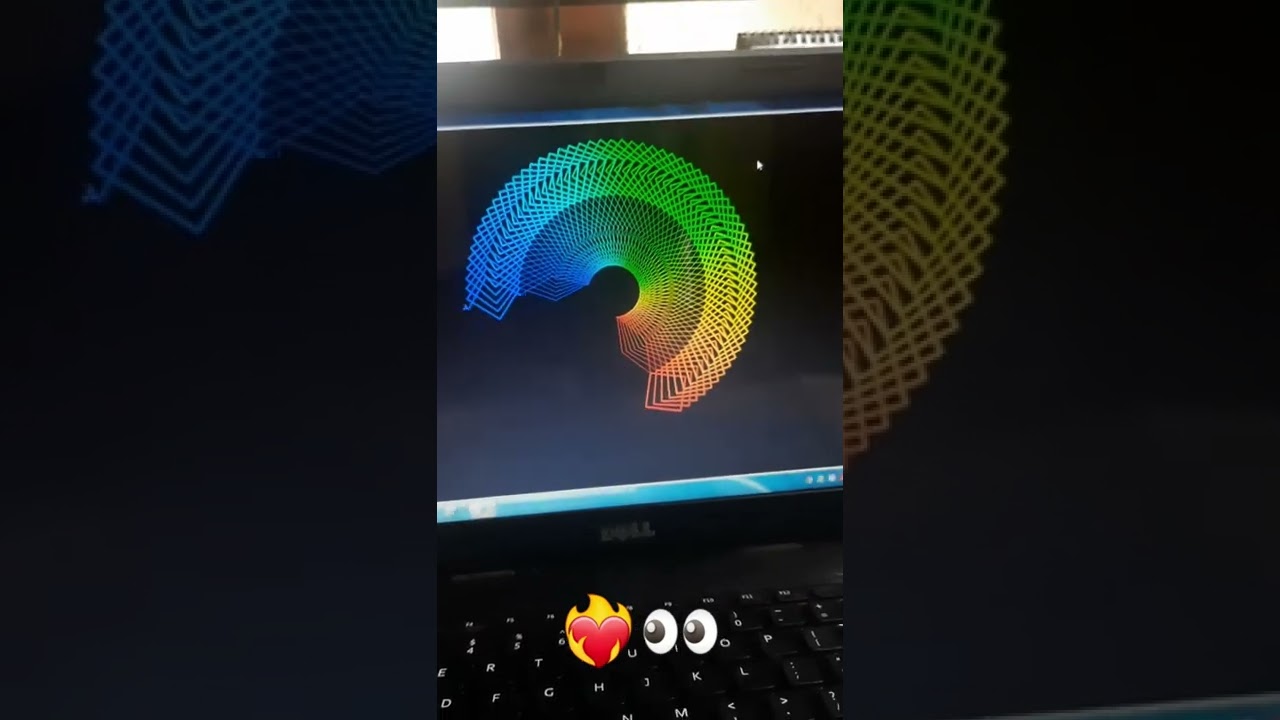 Rainbow circle 🌈 with python 🐍||Learn Python|| Source code