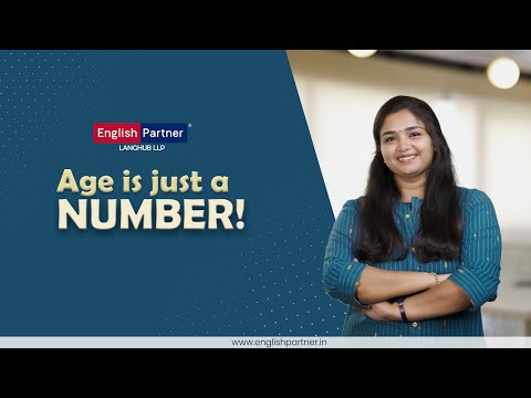 Age is just a number, agree? | English Grammar Lesson | ☎ +91 77086 05866 | English Partner