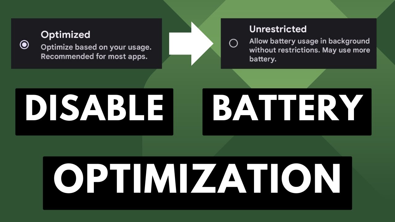 Google Pixel Tip - How to Exclude an App from Android's Battery Optimization Feature?