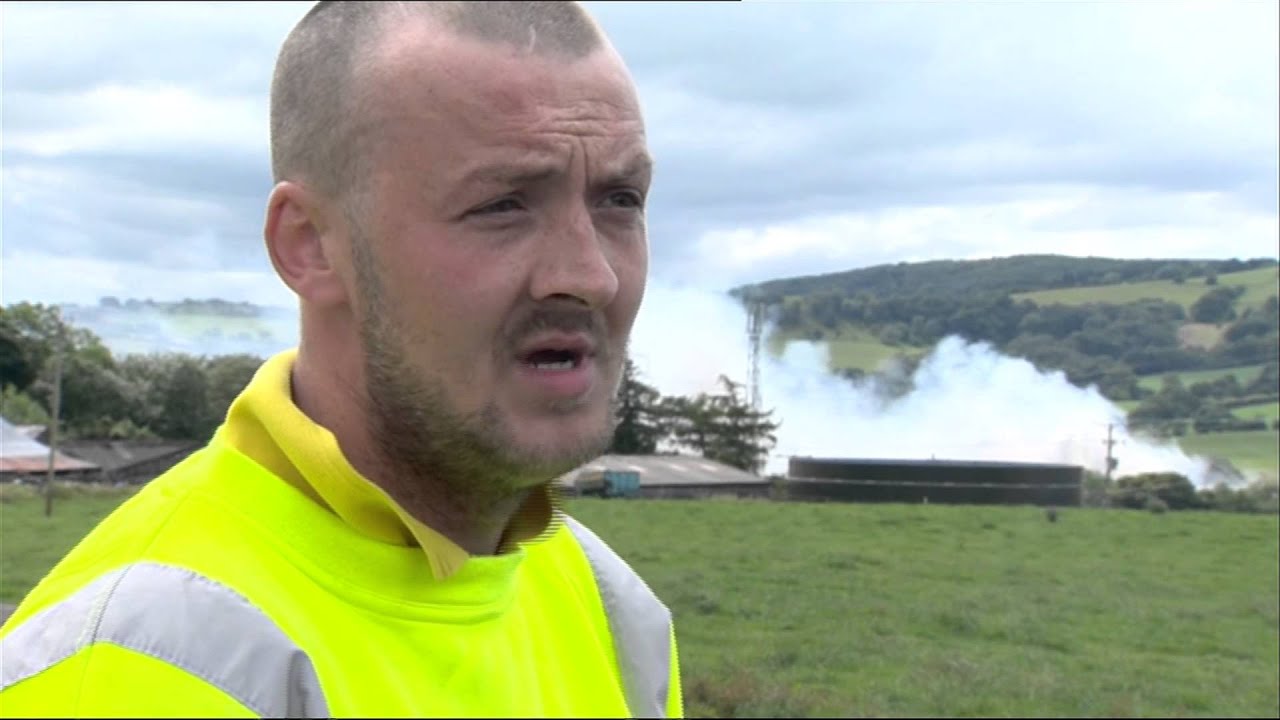 Bosley wood works:  'Huge' blast - BBC News