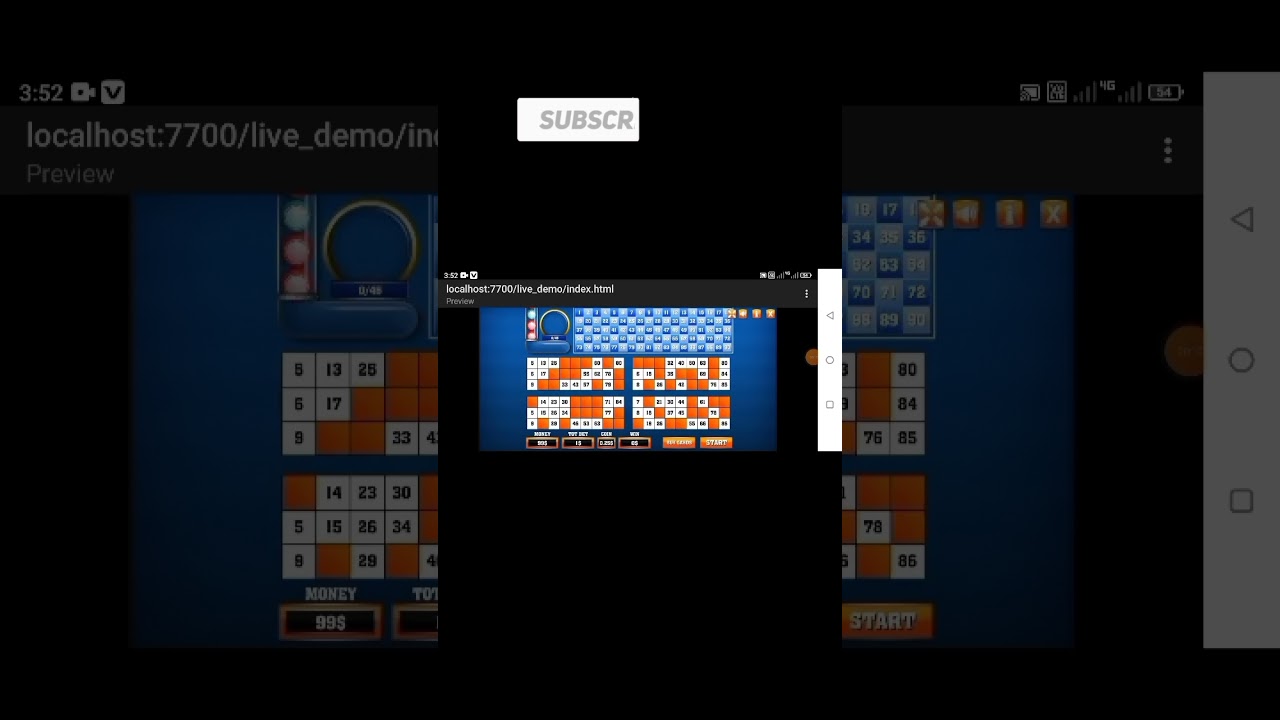 Bingo Game Free Source Code in HTML5 #shorts #short #shortvideo #freesourcecode