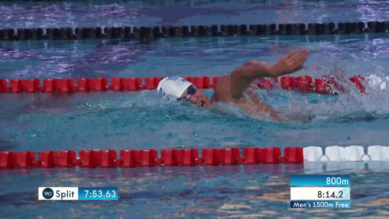 Men’s 1500m Free Fastest Heat | 2018 Speedo Junior Championships