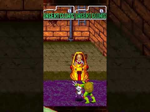 easy baxter stockman ninja turtles arcade 1989 #retro #arcade #ninjaturtles #tmnt #tmntraph