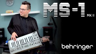 Behringer MS-1 MK II-GY Analog Synthesizer in GREY - Andertons Music Co