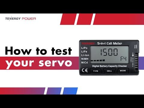 How to test your servo with Tenergy's 5-in-1 Cell meter