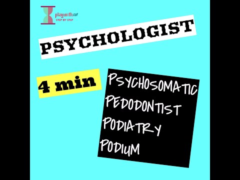 LEARN VOCAB WITH ROOT WORDS | PSYCHOLOGIST|PEDODONTIST|PODIATRY|PODIUM