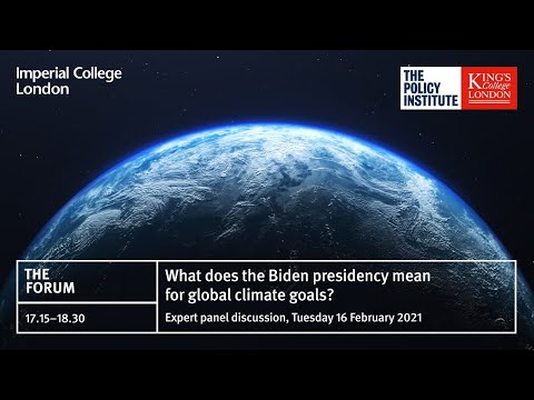 What does the Biden presidency mean for global climate goals?